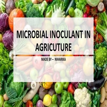 Microbial inoculant | PPTX