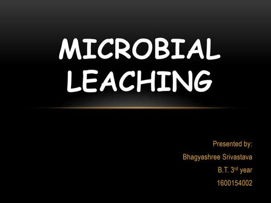 Microbial Type Culture Collection (MTCC) | PPTX