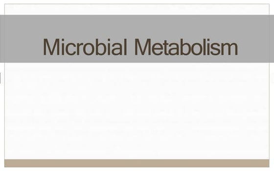 Unit 3 Metabolism by Mr Sanaaullah.pptx biochemistry and microbiology | PPT