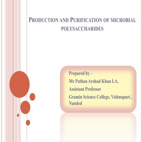 Microbial polysachharides | PDF