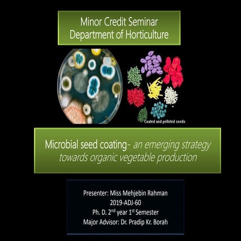 Microbial seed coating | PPTX