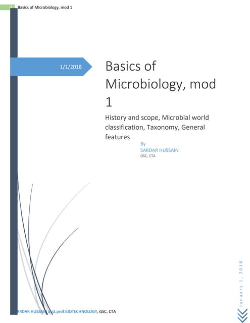 The Microbial World | PPT