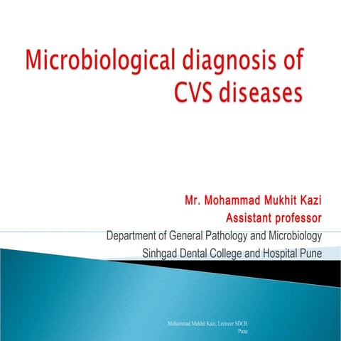 Microbiological diagnosis infective endocarditis | PPT