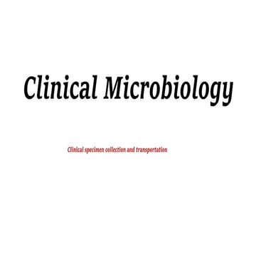 Clinical Microbiology Practical - 1 | PPTX