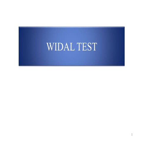 WIDAL AND WEIL FELIX TEST MBBS.pptx