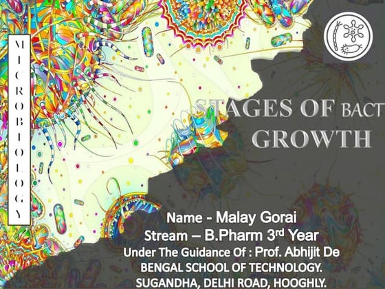 DIFFERENT PHASES OF GROWTH- GROWTH CURVE | PPTX | Chemistry | Science