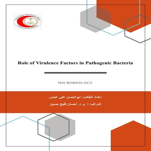 Role of Virulence Factors in Pathogenic Bacteria | PDF