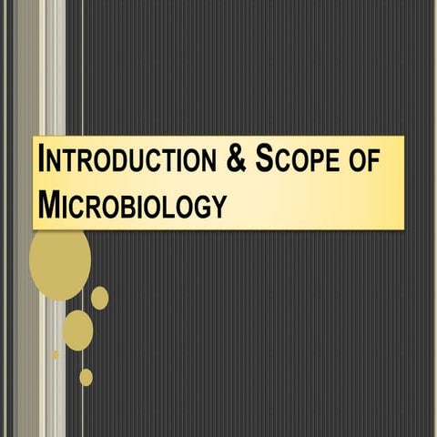 Lect. 1 introduction to general microbiology | PPT