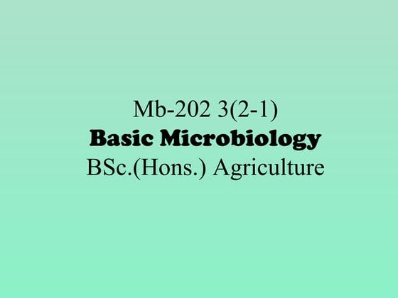 Microbiology Introduction For Nursing Students | PPT | Infectious ...