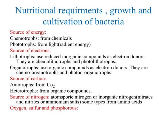 Microbial nutrition | PPT