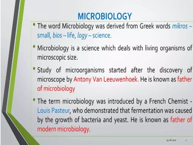 Microbiology Introduction For Nursing Students | PPT