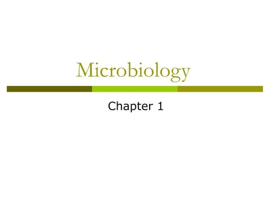 Microbiology unit 1 | PPTX