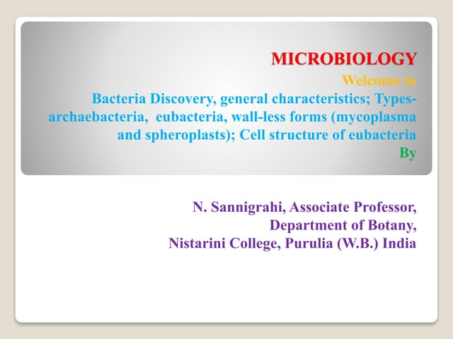 {Microbiology }Morphology of bacteria | PPTX