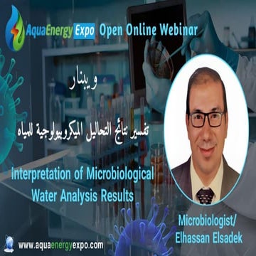 Interpretation of Microbiological Water Analysis Results | PDF