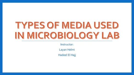 Media preparation and its types | PPTX