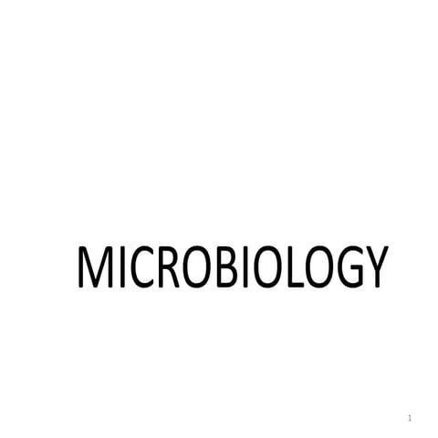 MICROBIOLOGY NOTES FOR SEPT 2017 CLASS REVISED.ppt