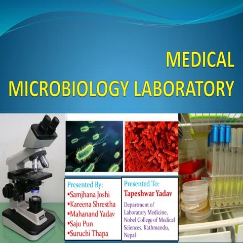 Microbiology presentation MEDICAL COLLEGE | PPT