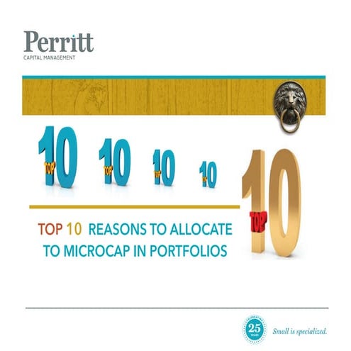 Top 10 Reasons to Allocate to Microcap In Portfolios | PDF