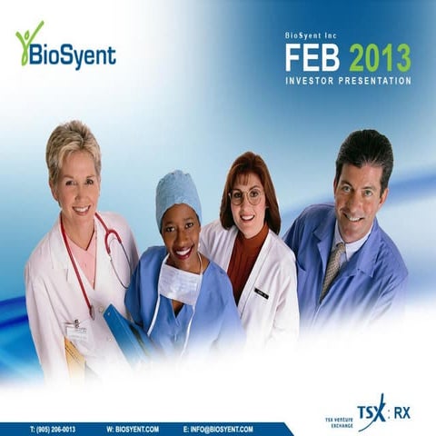 MicroCapClub Invitational: BioSyent (RX.V) | PPT