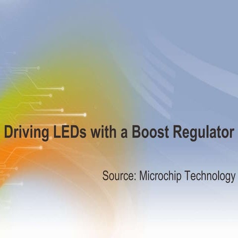 Driving LEDs with a Boost Regulator | PPT | Computer Peripherals ...