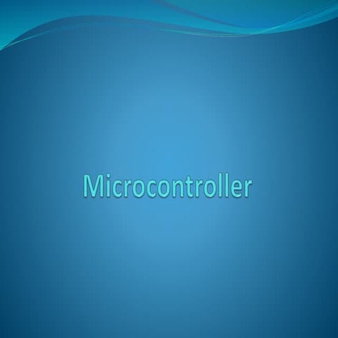 Microcontroller1 | PPT