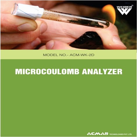 Micro Coulomb Analyzer by ACMAS Technologies Pvt Ltd. | PDF