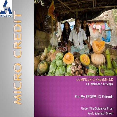 Micro Credit | PPTX