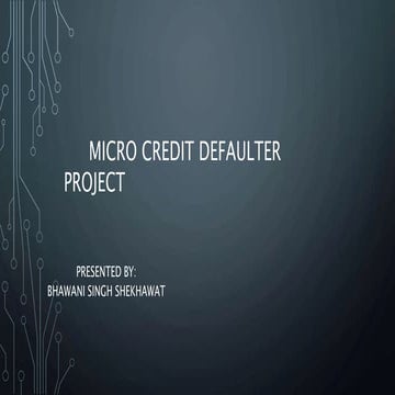 Micro credit | PPT