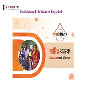 Best Microcredit Software in Bangladesh | PDF