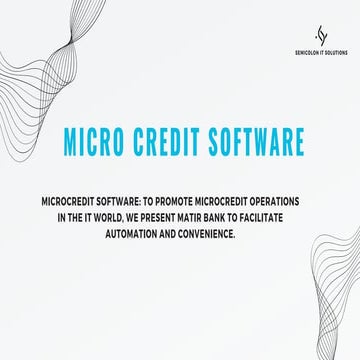 Micro Credit Software | PDF