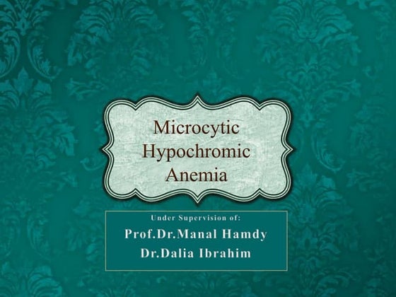 Anemia - Types, Pathophysiology, Clinical Manifestations, Etiology ...