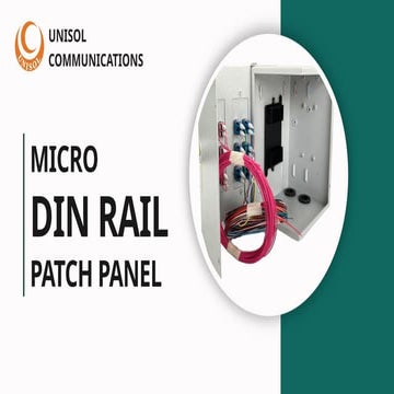 12 Port Micro Din Rail Patch Panel/LIU unisol | PDF