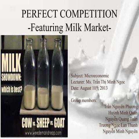 Microeconomic_Perfect Competition | PPTX