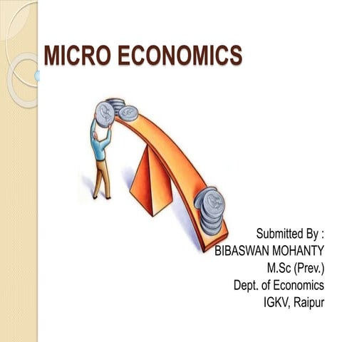 Micro economics | PPTX