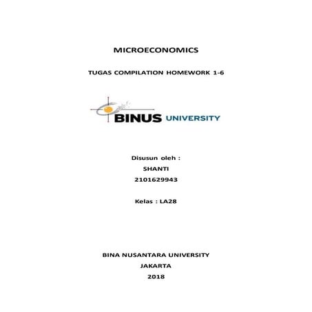 tugas microeconomics compilation | DOCX