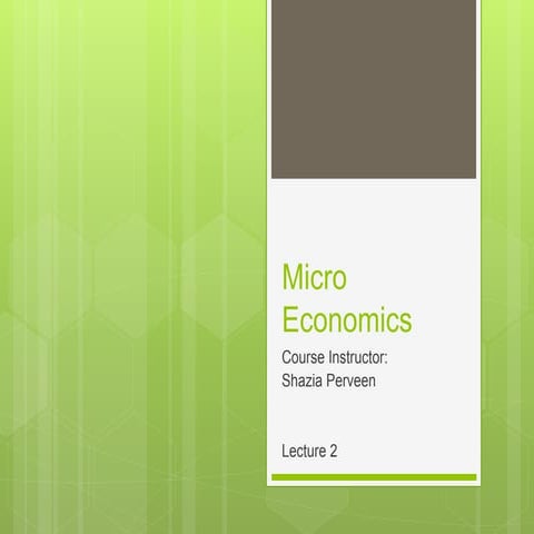 Microeconomics | PPTX