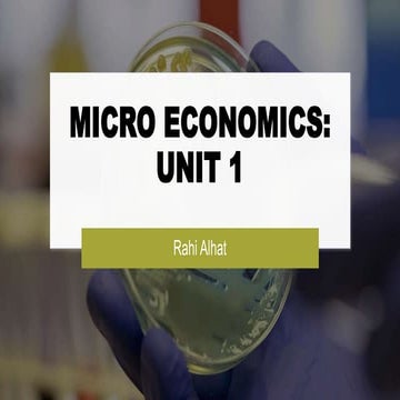 Micro Economics Unit 1.pptx