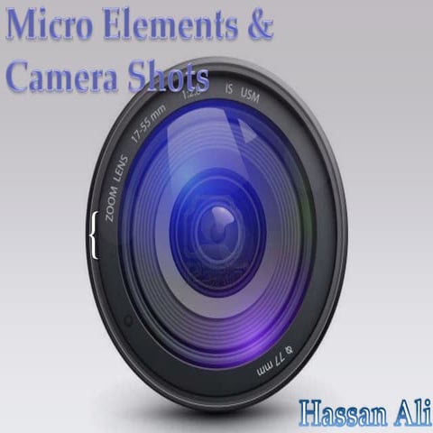 Micro elements & camera shots | PPTX