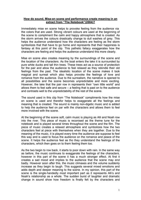 GCSE Film Studies: Evaluation examples | PDF | Screenwriting | Content ...