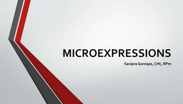 Reading Micro Expressions Guide