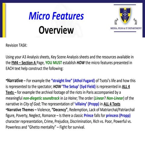 La Haine Revision Notes | PDF