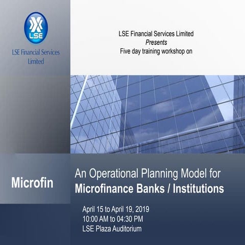 Microfin training (003) | PDF | Business Accounting & Finance | Business
