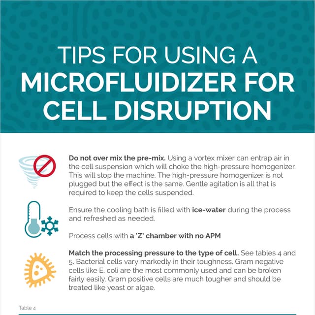 Tips For Using A Microfluidizer | PDF
