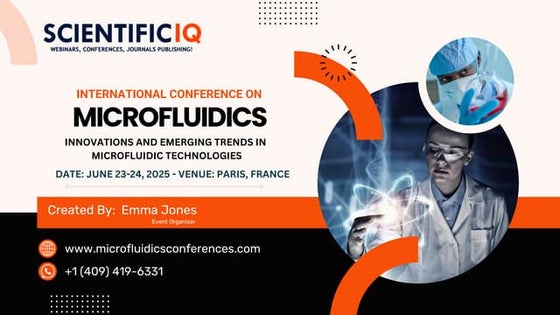 Microfluidics Conferences, Microfluidics | PPT