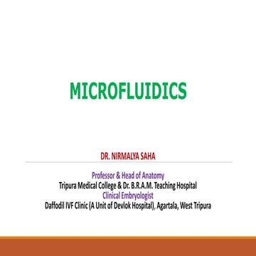 MICROFLUIDICS - an overview in Assisted Reproductive Technology ...