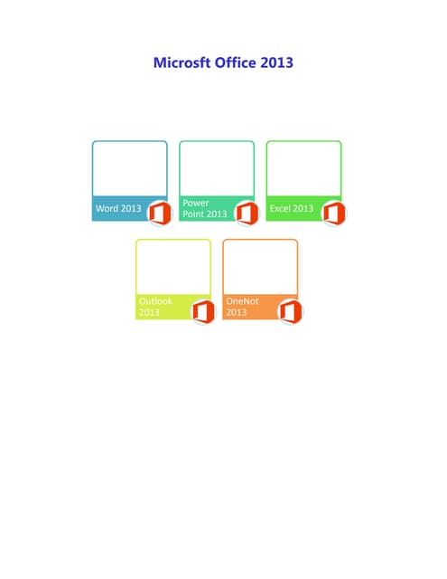 Microsoft office 2013 | PDF