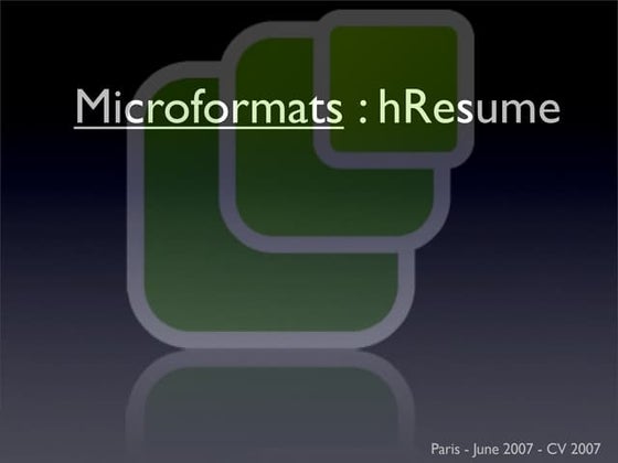 Microformats | PPT