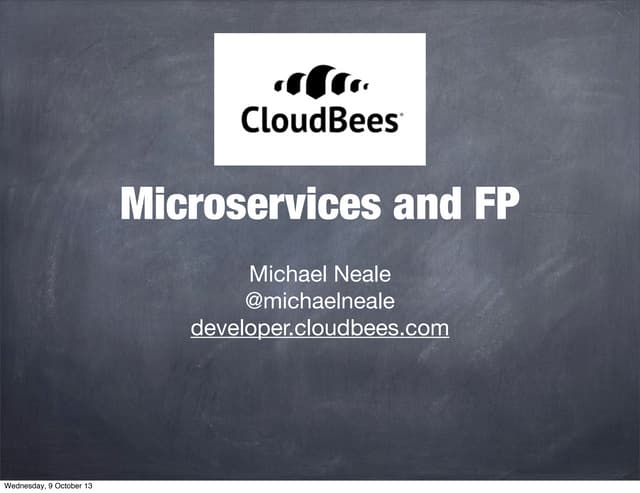 Microservices and functional programming | PPT Microservices and functional programming | PPT