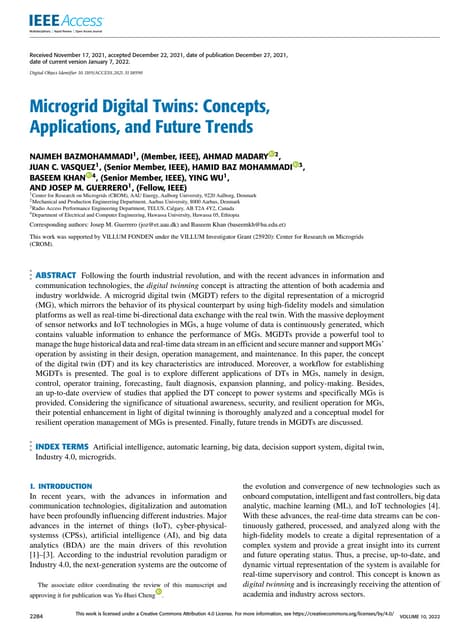 Digital twin technology - seminar presentation | PPTX | Internet | Computing