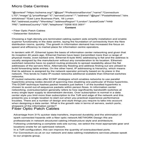 Micro Data Centres | PDF